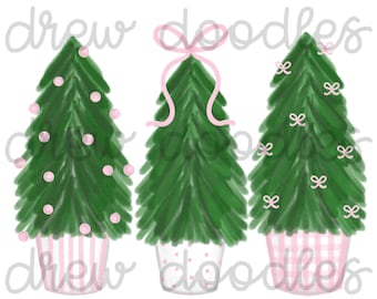 Watercolor Christmas Presents Digital Clip Art Set Instant - Etsy