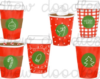 Watercolor Christmas Presents Digital Clip Art Set Instant - Etsy