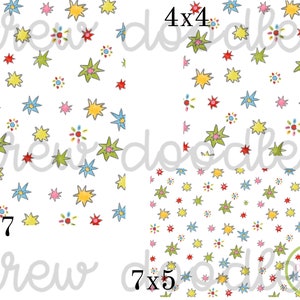 Watercolor Rainbow Star Frames, Clip Art, and Patterns COMBO- Instant ...