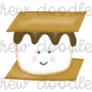 Watercolor Smores Digital Clip Art Set- Instant Download - Etsy