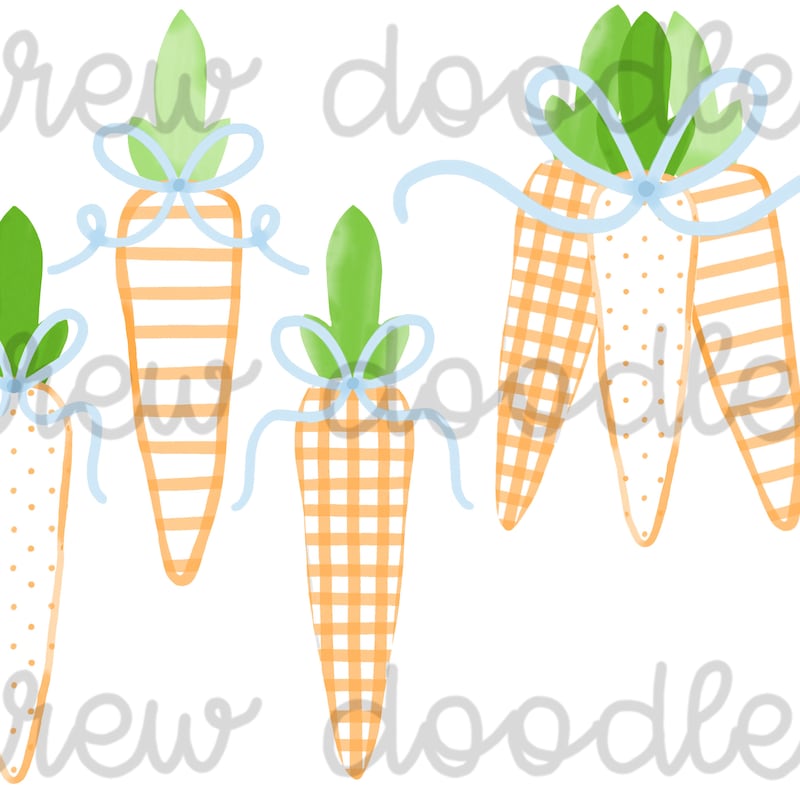 Watercolor Carrots - Etsy