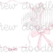 Watercolor Baby Girl Bonnets and Bow Ribbon Frame Digital Clip Art Set ...