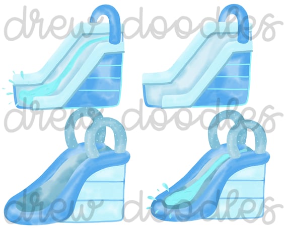 Water Slide Clip Art