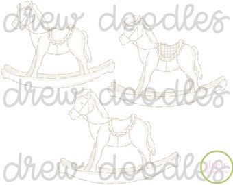 Watercolor Baby Girl Bonnets and Bow Ribbon Frame Digital Clip Art Set ...