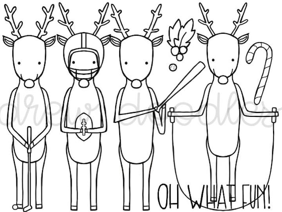Reindeer Games Clip Art