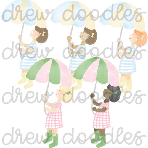 Watercolor Bright 80's Digital Clip Art Set Instant - Etsy