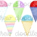 Watercolor Snow Cones- Digital Clip Art Set- Instant Download - Etsy