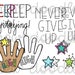 Positive Messages Doodles Digital Clip Art Set Color and - Etsy