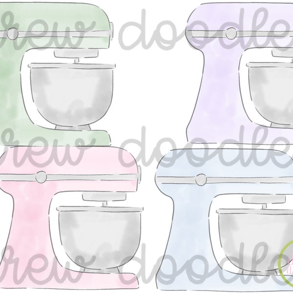 Mixer Clip Art - Etsy