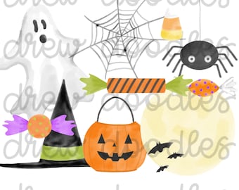 Watercolor Fire Station Digital Clip Art Set Instant Download - Etsy