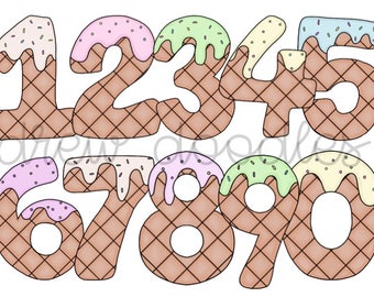 Ice Cream Clip Art - Etsy