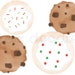 Watercolor Christmas Cookies and Milk for Santa Digital Clip Art Set ...
