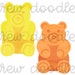 Watercolor Gummy Bears Candy Digital Clip Art Set- Instant Download - Etsy