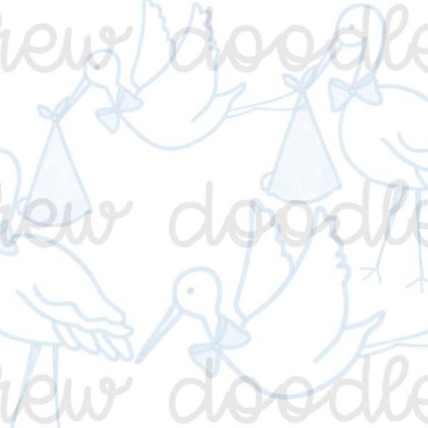 Stork Clip Art - Etsy