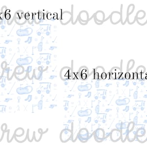 Watercolor Blue Golf Toile Print Digital Papers Backgrounds 4x6 an 5x7 ...
