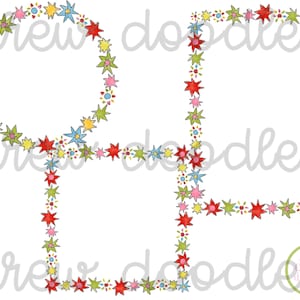 Watercolor Rainbow Stars Frames- Instant Download - Etsy