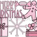 Pink Christmas Digital Clip Art Set - Etsy