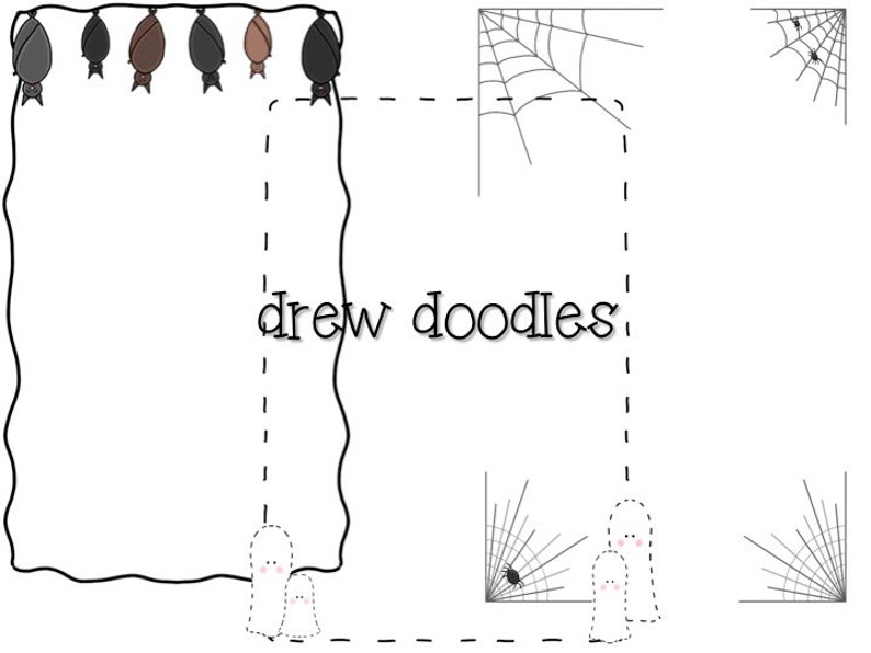 Halloween Borders Digital Clip Art Set - Etsy