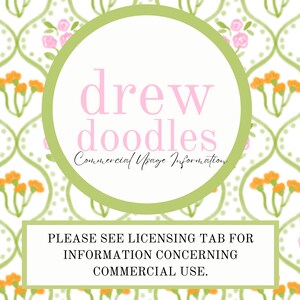 Birthday Doodles Digital Clip Art Set Color and Black Line COMBO ...