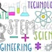 STEM Doodles Digital Clip Art Set Instant Download | Etsy