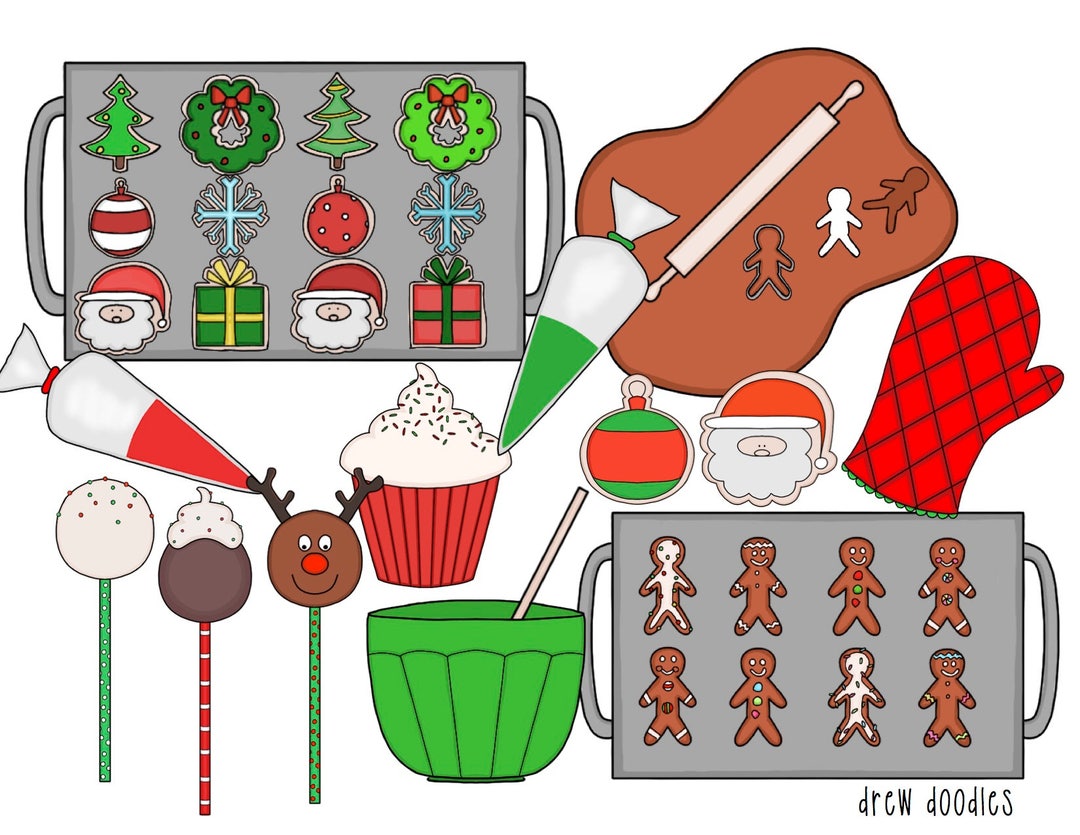 Christmas Sweets Digital Clip Art Set Instant Download - Etsy