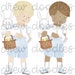 Watercolor Easter Boys Digital Clip Art Set- Instant Download - Etsy