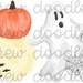 Watercolor Halloween Digital Clip Art Set- Instant Download - Etsy