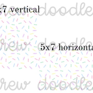 Watercolor Sprinkles Pattern Print Digital Papers Backgrounds 4x6 and ...