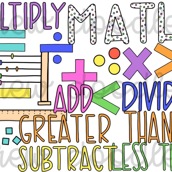 Math Clip Art - Etsy