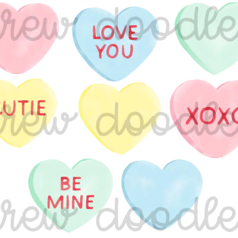 Conversation Hearts - Etsy