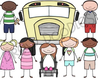 Kids Clip Art, Boy Clip Art, Girl Clip Art, Kids Clips, Digital Clipart ...