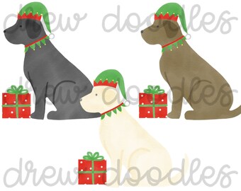 Watercolor Christmas Elf - Etsy