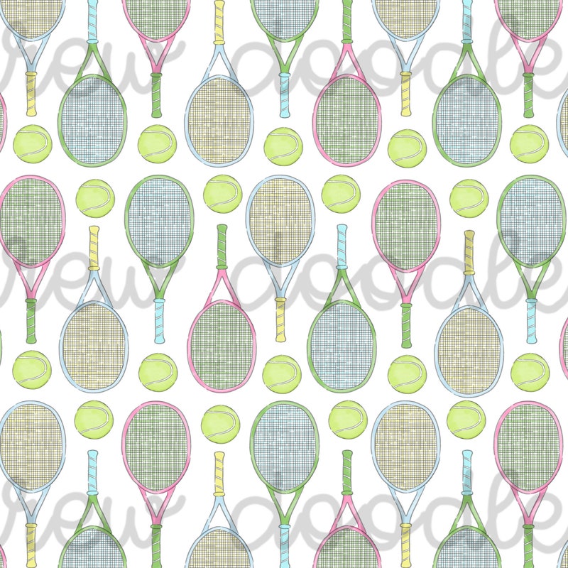 Tennis Digital Paper - Etsy