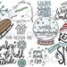 Snow Doodles Digital Clip Art Set- Instant Download - Etsy