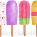 Watercolor Popsicles Digital Clip Art Set Instant Download - Etsy