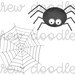Watercolor Halloween Spiders- Digital Clip Art Set- Instant Download - Etsy