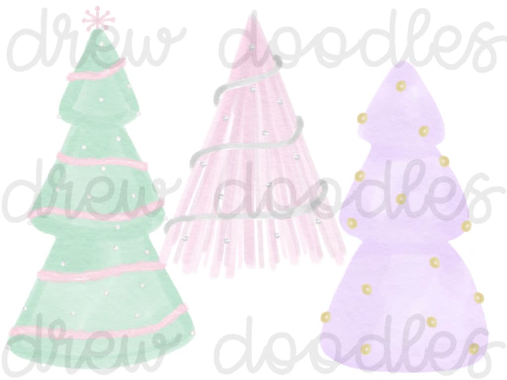 Watercolor Vintage Ornaments Digital Clip Art Set Instant - Etsy