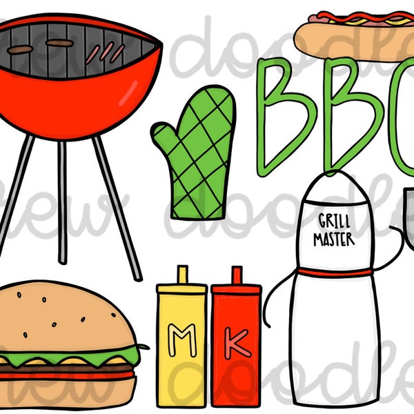 Bbq Clip Art - Etsy