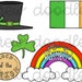 St. Patrick's Doodles Digital Clip Art Set Instant - Etsy