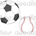 Watercolor Sports- Football, Baseball, Soccer, and Basketball- Digital ...