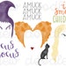 Watercolor Hocus Pocus Digital Clip Art Set- Instant Download - Etsy