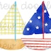 Watercolor Sailboats Digital Clip Art Set- Instant Download - Etsy