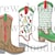 Christmas Presents Digital Clip Art Set- Color and Black Line COMBO ...