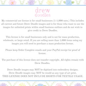 Drew Doodles Commercial License - Etsy