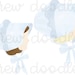 Watercolor Baby Girl Bonnet Profiles Digital Clip Art Set- Instant ...