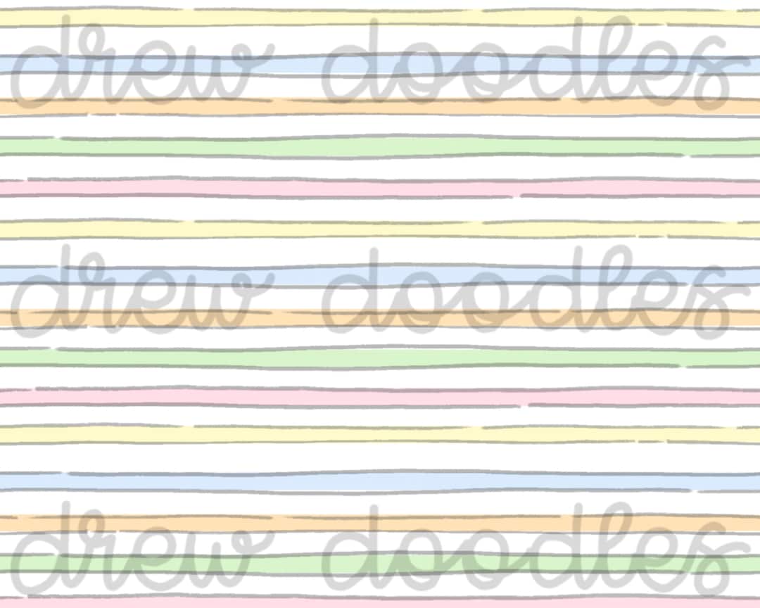 Watercolor Pastel Stripe Print Pattern Digital Papers Backgrounds 4x6 ...