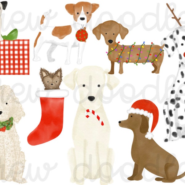 Watercolor Christmas - Etsy