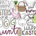 Easter Doodles Digital Clip Art Set Instant Download - Etsy
