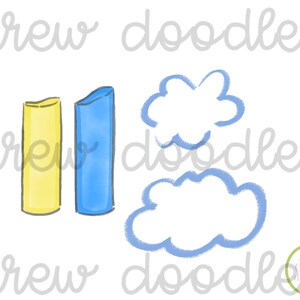 Watercolor Chalk Digital Clip Art Set- Instant Download - Etsy
