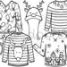Tacky Christmas Sweater Digital Clip Art Set Instant Download - Etsy